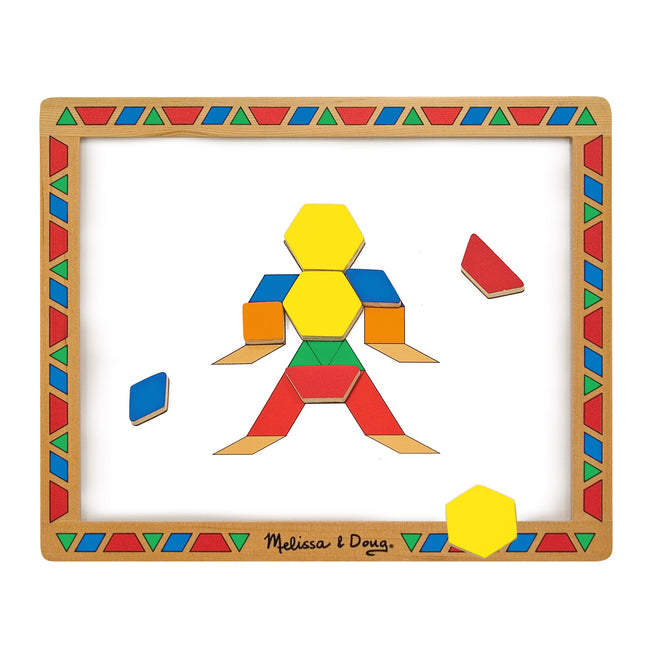 Magnetic Pattern Block Set- Melissa and Doug