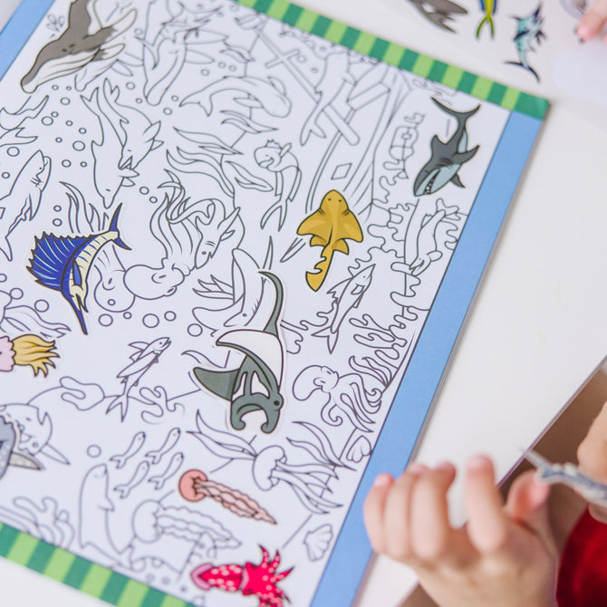 Seek & Find Sticker Pad- Animal- Melissa and Doug