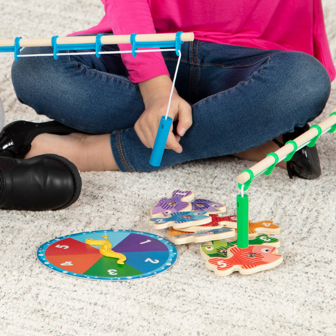 Catch & Count Magnetic Fishing Rod Set | Melissa & Doug