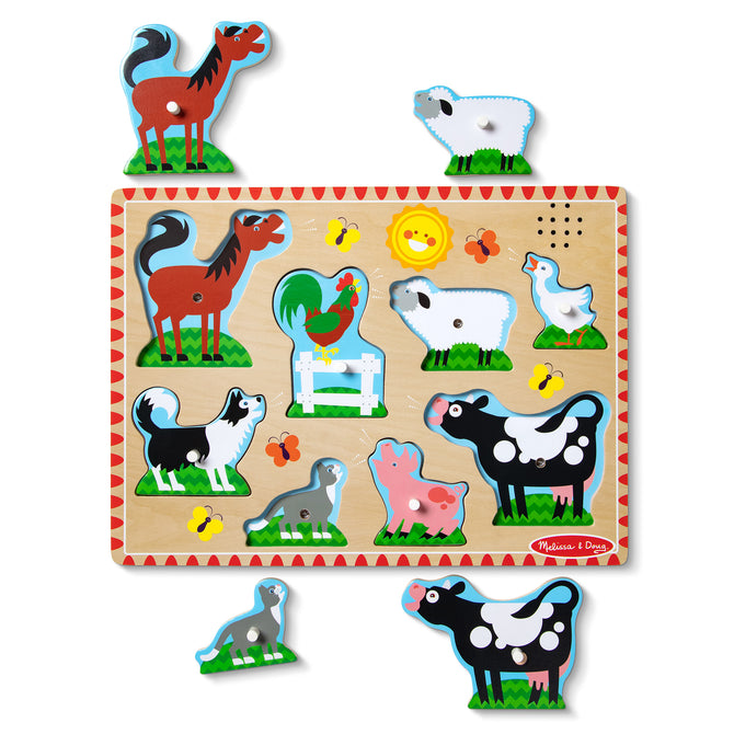 Farm Animals Sound Puzzle | Animal Sound Puzzle