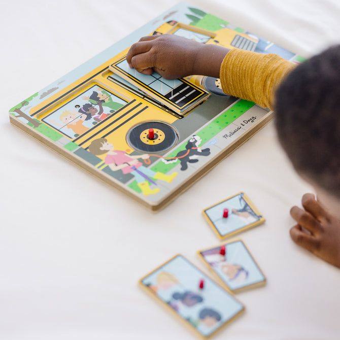 The Wheels on the Bus Sound Puzzle | Children's Song Themed Puzzle