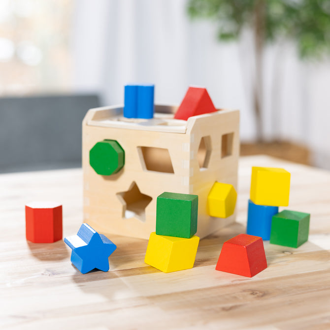 Shape Sorting Cube Classic Toy | Melissa & Doug
