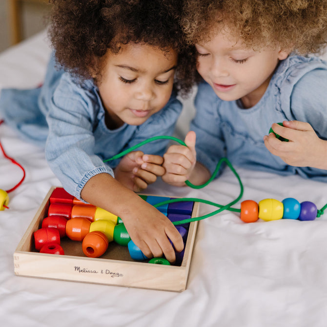 Wooden Lacing Beads | Lacing Beads for Kids