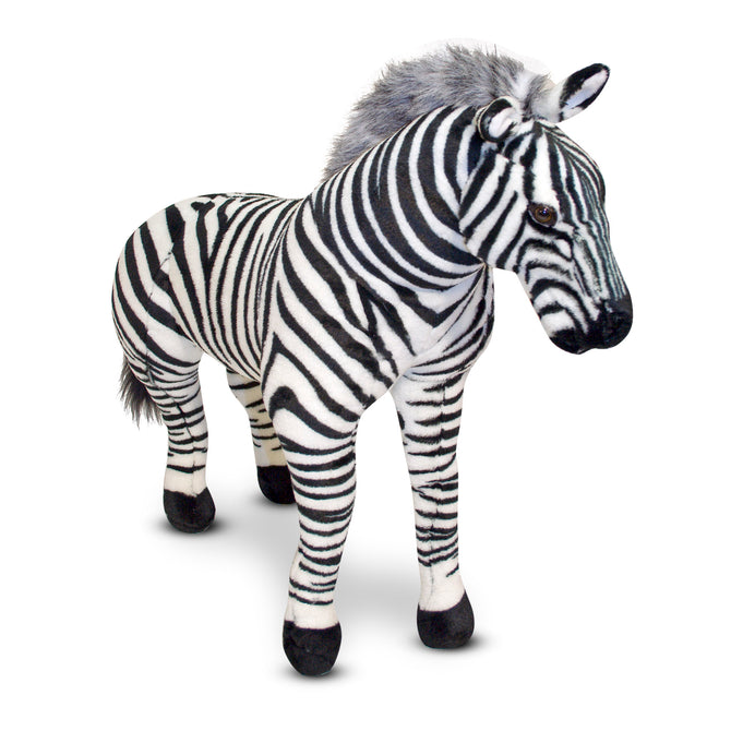 Zebra Giant Stuffed Animal | Melissa & Doug