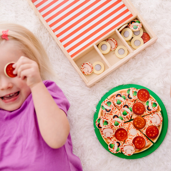 Wooden Pizza Toy | Play Pizza Set