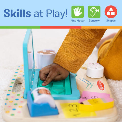 Wooden Work & Play Desktop Activity BoardMelissa & Doug