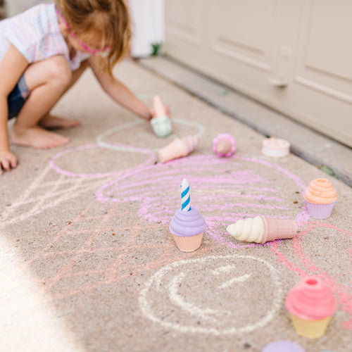 Ice Cream & Cake Chalk Set- Melissa and Doug