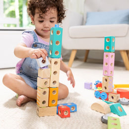 Blockables: Wooden Building Blocks for Developmental Play