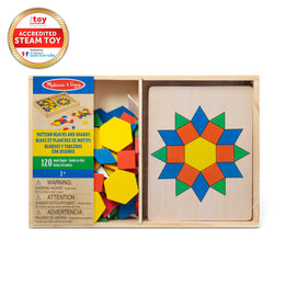 Pattern Blocks and Boards Classic Toy | Melissa & Doug