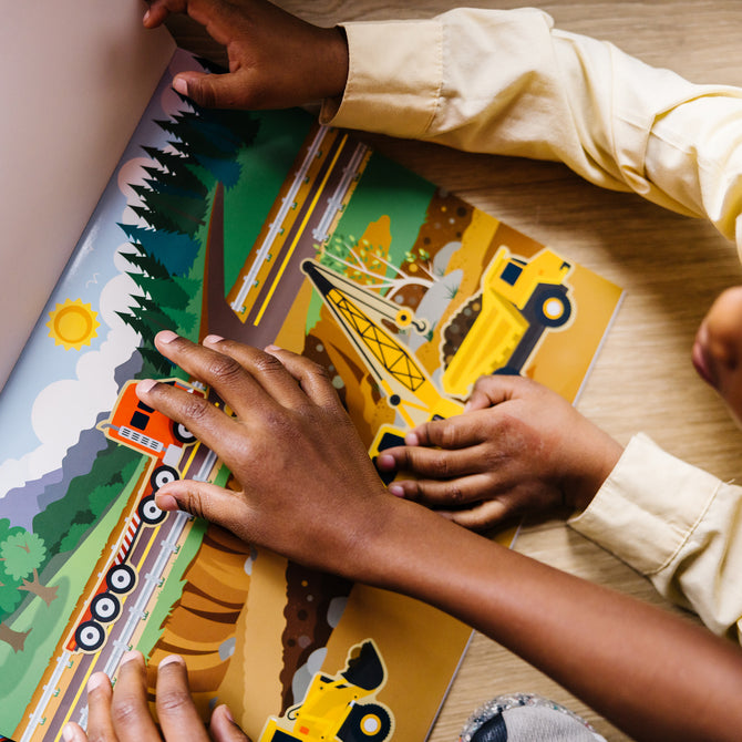 Reusable Sticker Pad - Vehicles| Melissa & Doug