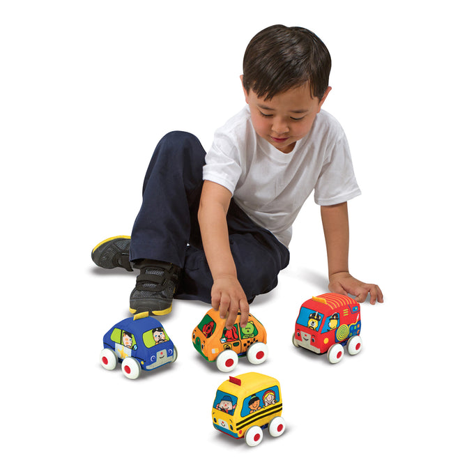 Pull-Back Vehicles Baby and Toddler Toy | Melissa & Doug