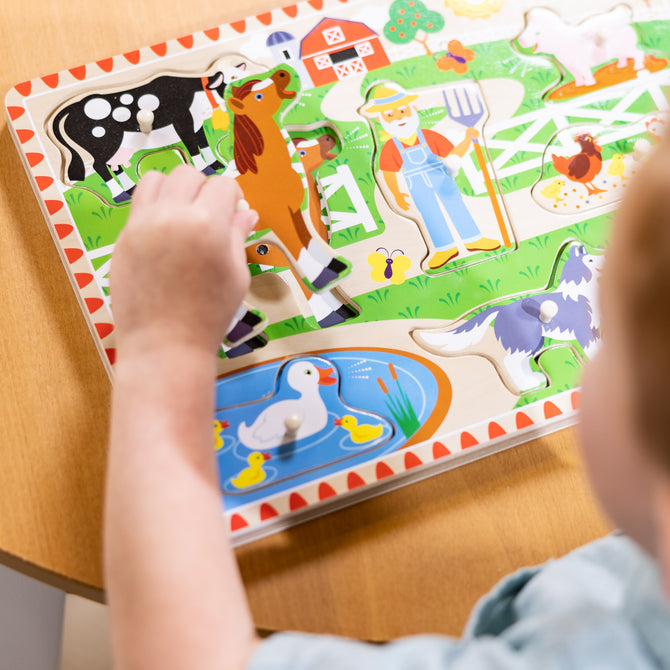 Old MacDonald's Farm Puzzle | Children's Song Sound Puzzle
