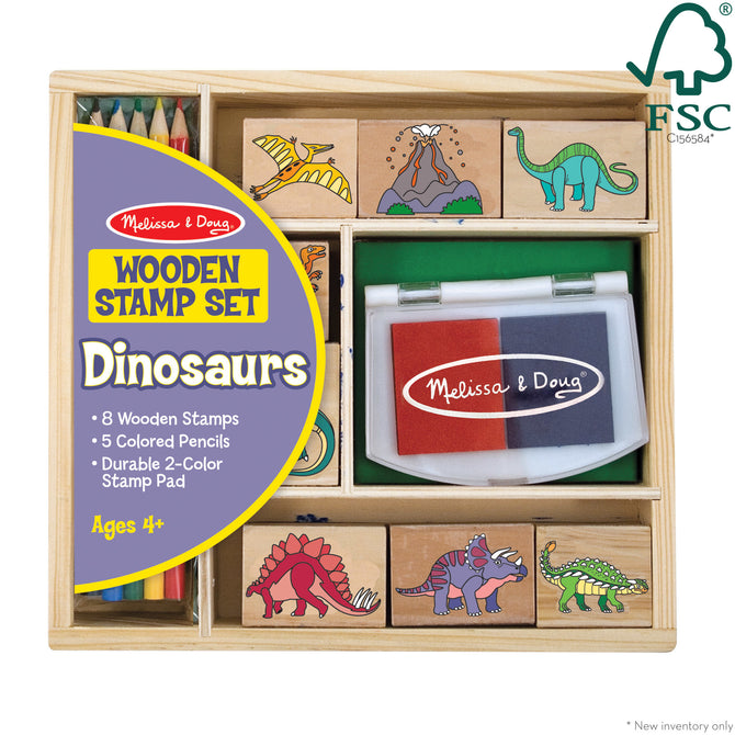 Dinosaur Stamp Set | Dinosaur Stamps for Kids