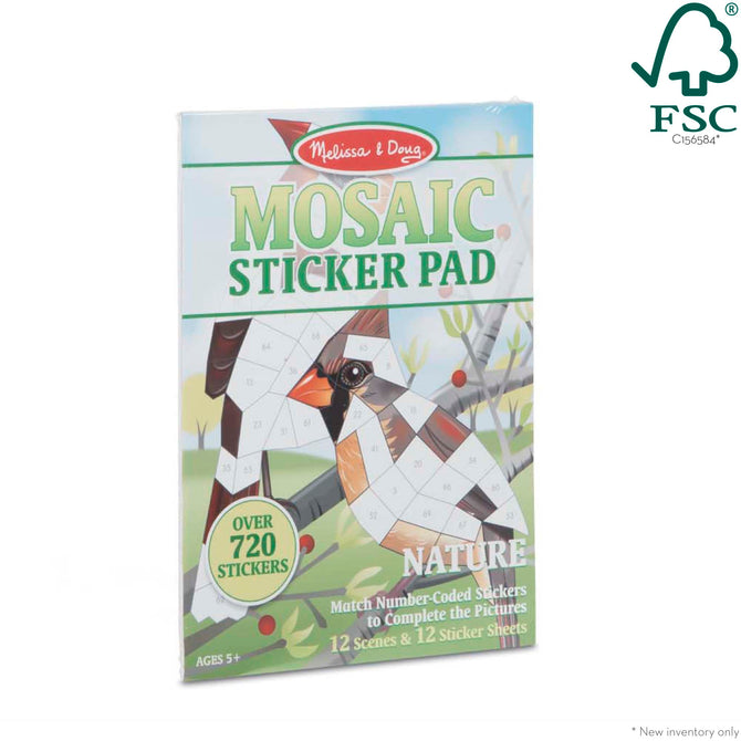 Mosaic Sticker Pad - Nature- Melissa and Doug