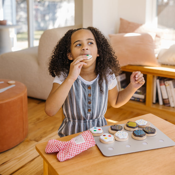 Wooden Play Food | Wooden Cookie Set