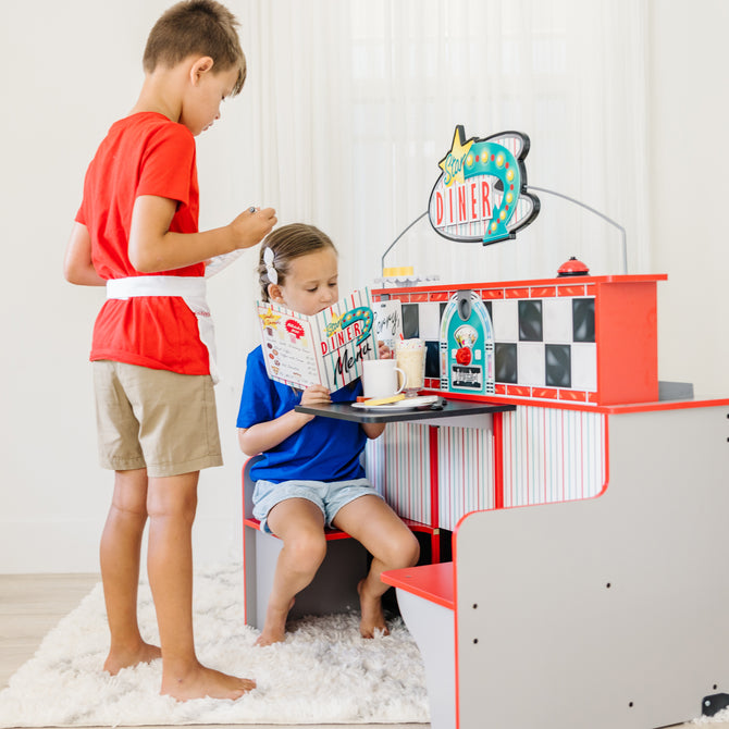 Wooden Diner Play Space | Pretend Play Diner