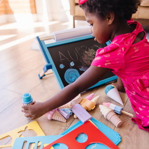 Ice Cream Shop Chalk Play Set- Melissa and Doug