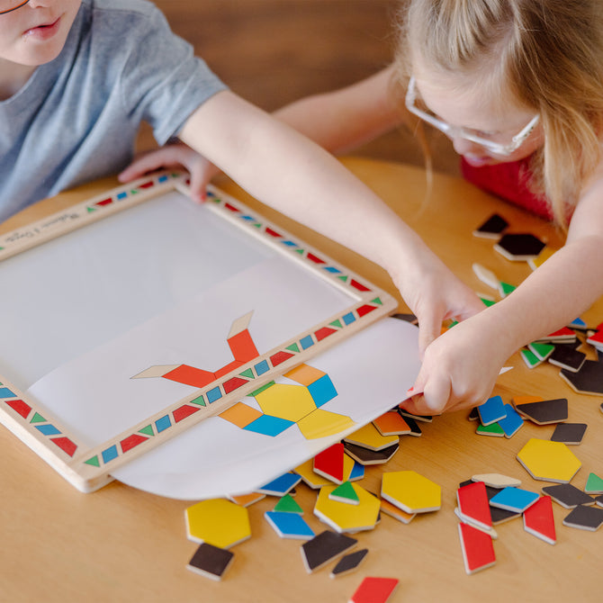 Magnetic Pattern Block Set- Melissa and Doug