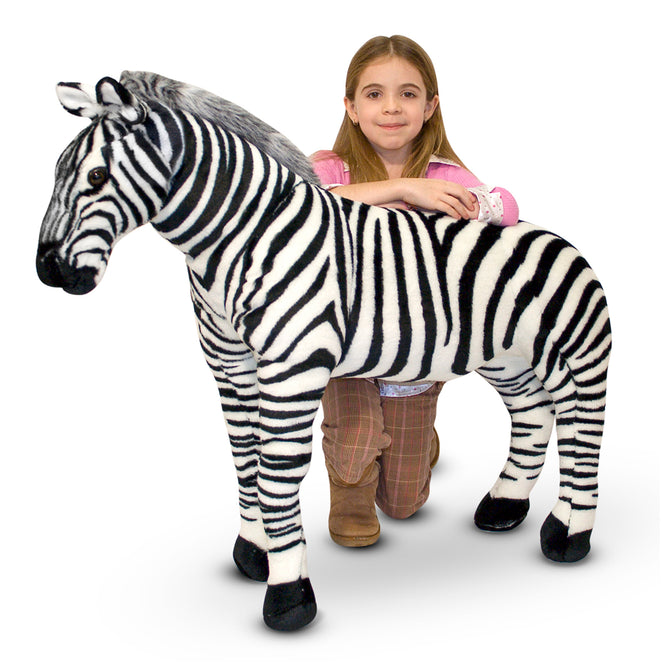 Zebra Giant Stuffed Animal | Melissa & Doug