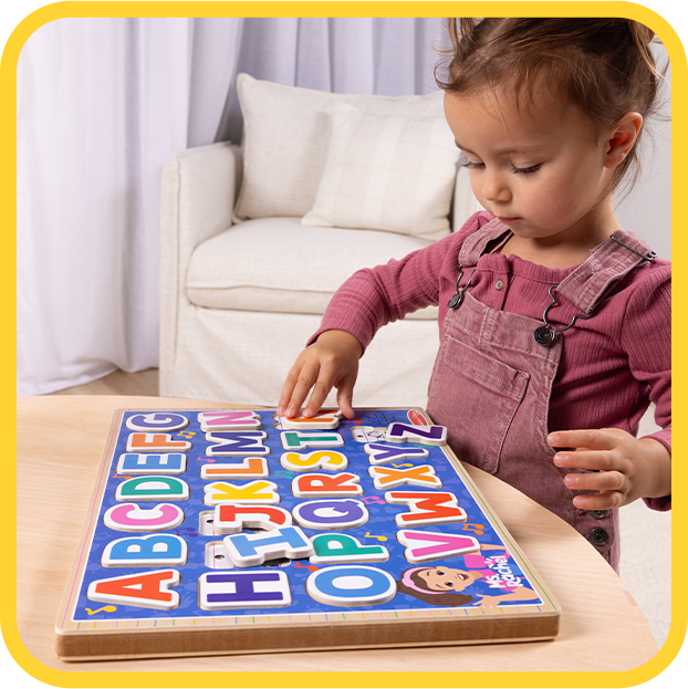 Ms. Rachel™ Wooden Phonics Alphabet Sound Puzzle - 26 Pieces