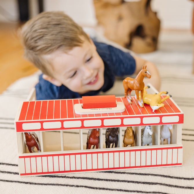 Toy Horse Stable | Kids Play Horse Stable