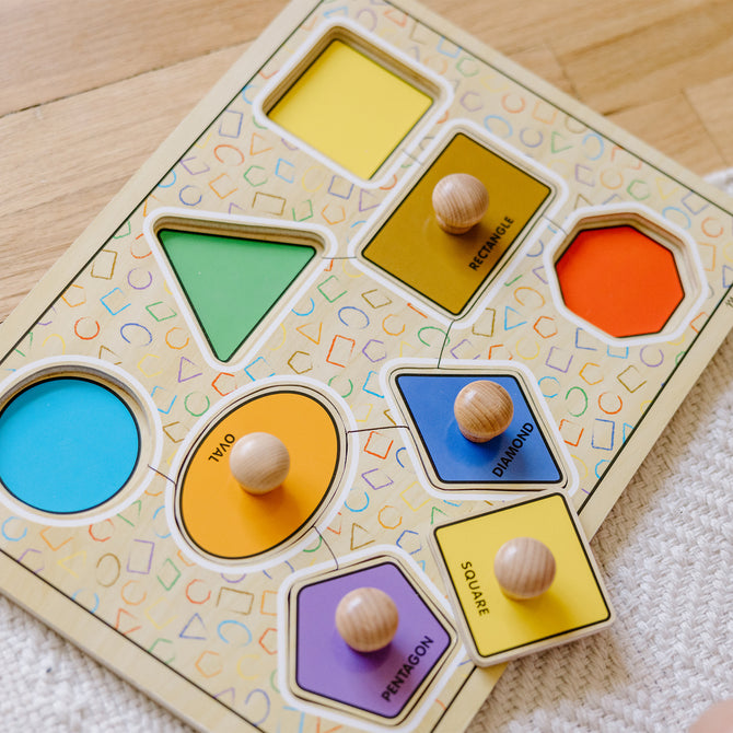 Jumbo Knob Wooden Puzzle | Deluxe Puzzle