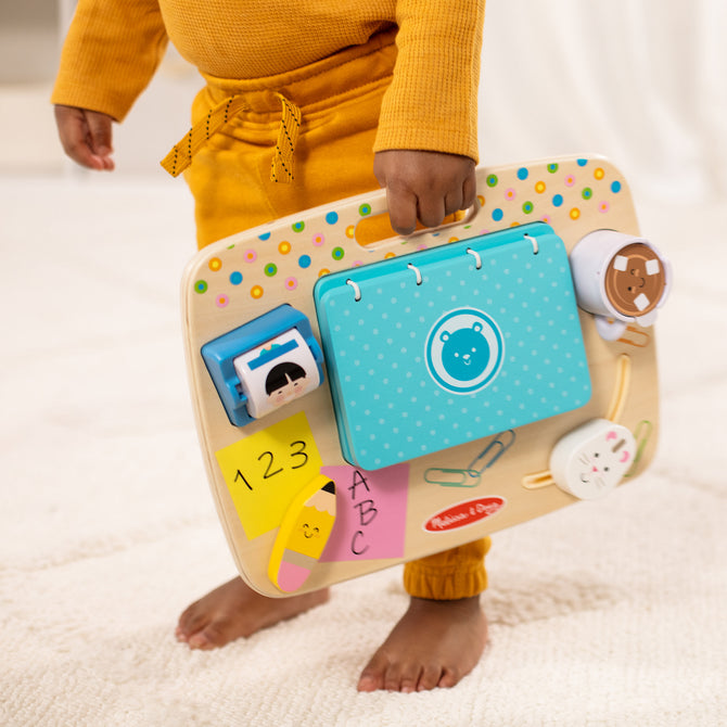 Wooden Work & Play Desktop Activity BoardMelissa & Doug