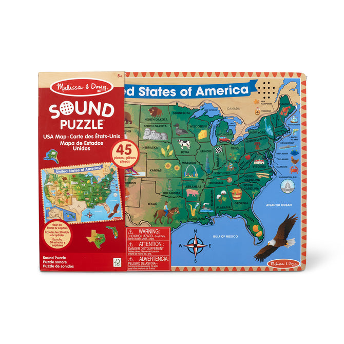 USA Map Sound Puzzle - Knowledge Tree
