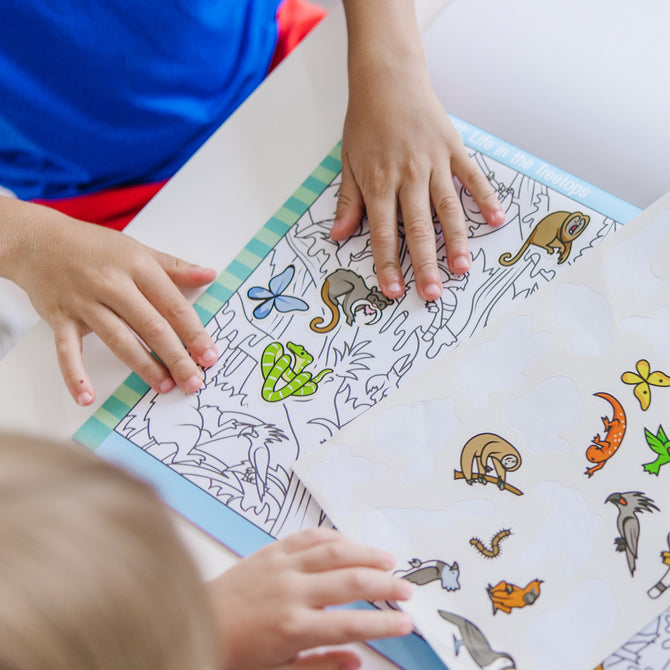 Seek & Find Sticker Pad- Animal- Melissa and Doug