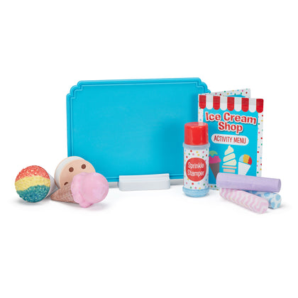 Ice Cream Shop Chalk Play Set- Melissa and Doug