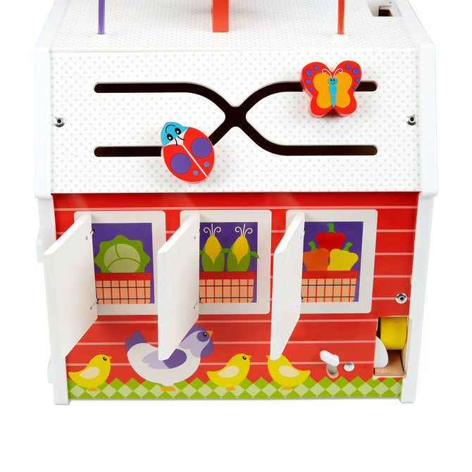 First Play Slide, Sort & Roll Activity Barn- Melissa and Doug