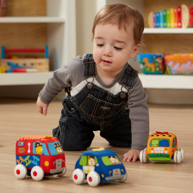 Pull-Back Vehicles Baby and Toddler Toy | Melissa & Doug
