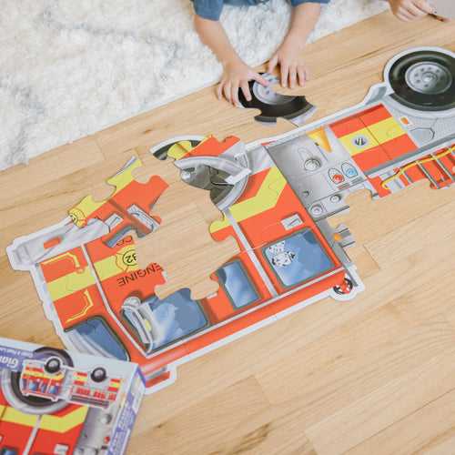 Fire Truck Puzzle | Fire Truck Shaped Floor Puzzle