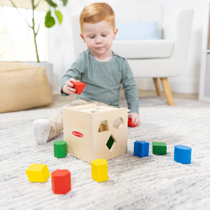 Shape Sorting Cube Classic Toy | Melissa & Doug