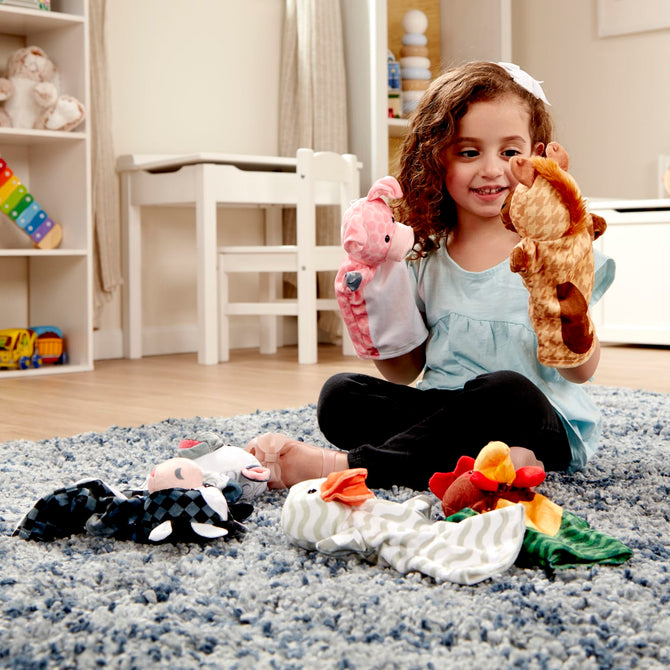 Barn Buddies Hand Puppets (6 Pc)- Melissa and Doug