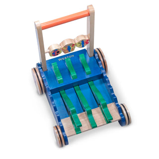 Chomp & Clack Alligator Wooden Push Toy & Walker