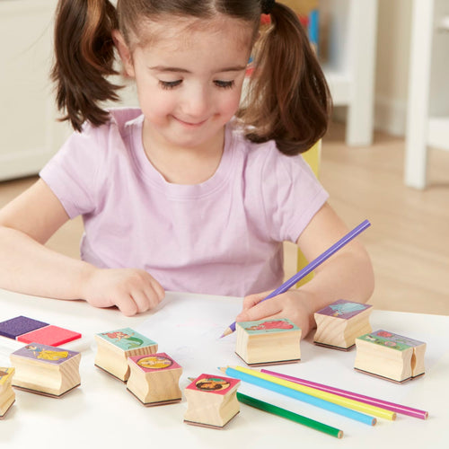 Disney Princess Wooden Stamp Set- Melissa and Doug