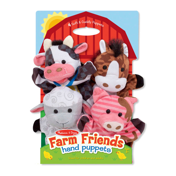 Farm Friends Hand Puppets | Melissa & Doug