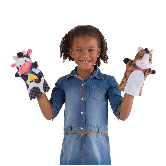 Farm Friends Hand Puppets | Melissa & Doug