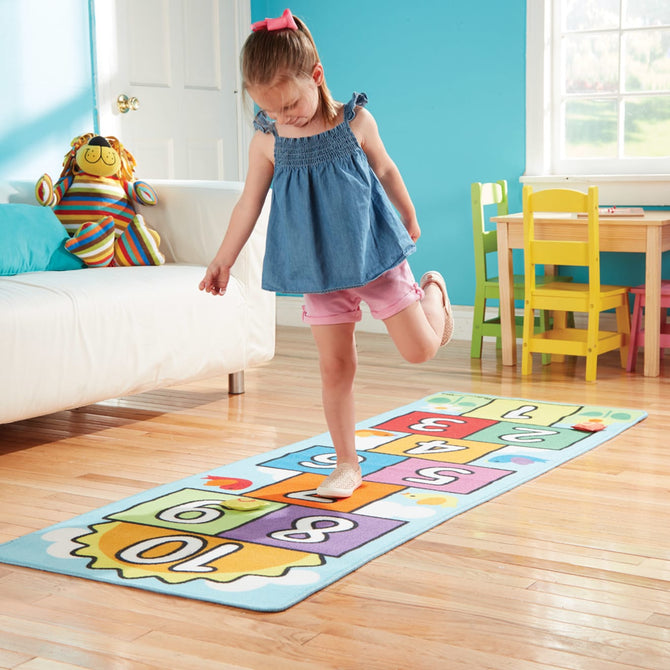 Hop & Count Hopscotch Rug | Melissa & Doug