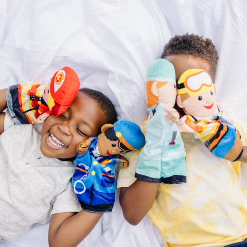 Jolly Helpers Hand Puppets | Melissa & Doug