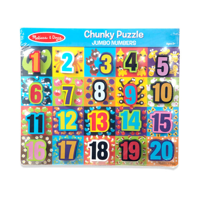 Jumbo Numbers Chunky Puzzle | Numbers Puzzle