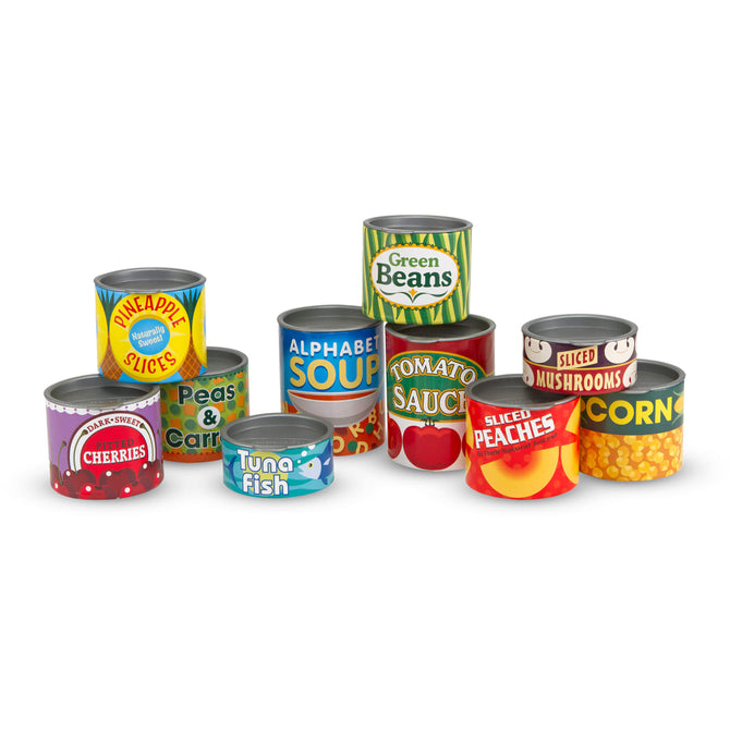 Play Food Cans | Toy Food Cans