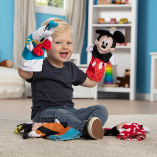 Disney Mickey Mouse & Friends Soft & Cuddly Hand Puppets- Melissa and Doug