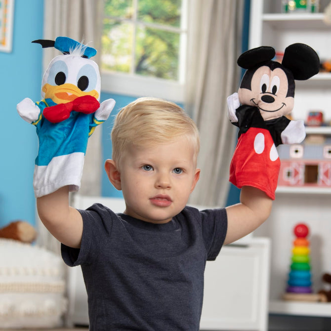 Disney Mickey Mouse & Friends Soft & Cuddly Hand Puppets- Melissa and Doug