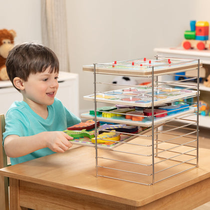 Multi-Fit Wire Puzzle Rack- Melissa and Doug