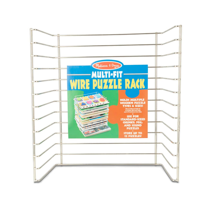 Multi-Fit Wire Puzzle Rack- Melissa and Doug