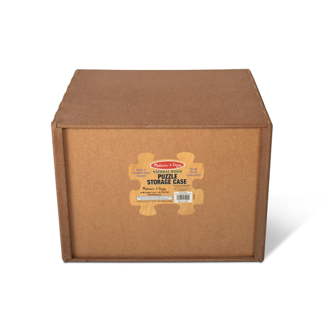 Natural Wood Puzzle Case | Wooden Puzzle Rack