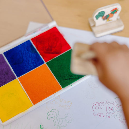 Rainbow Stamp Pad | Stamp Kits for Kids | Melissa & Doug