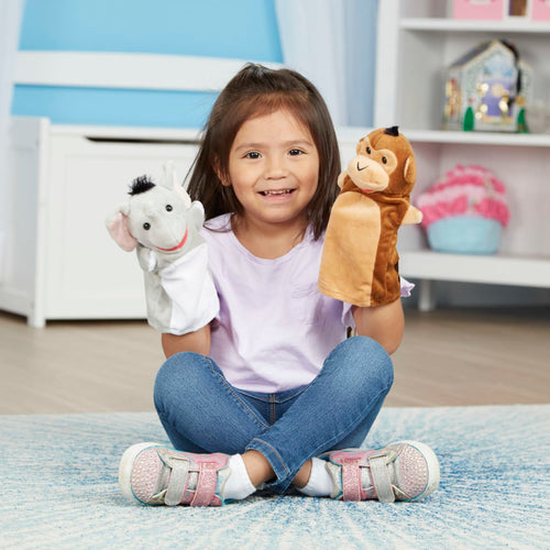 Safari Buddies Hand Puppets- Melissa and Doug